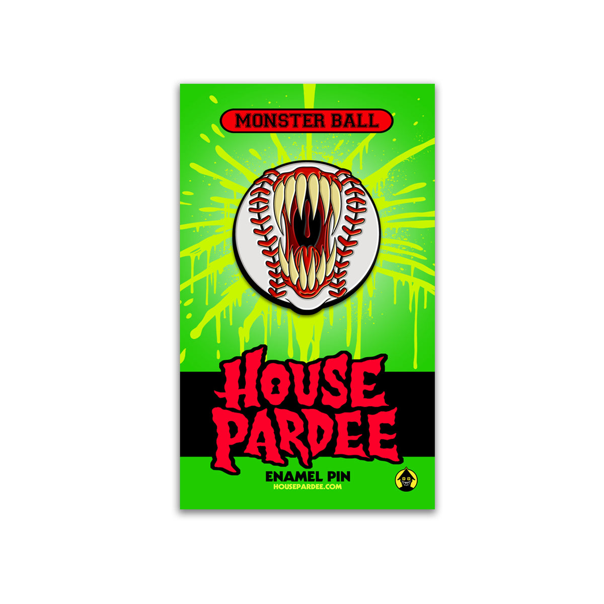 "MONSTER BALL" PIN – ALEX PARDEE